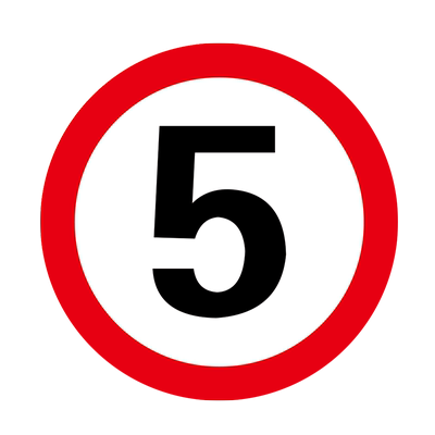 【特价】限速100标识贴反光膜