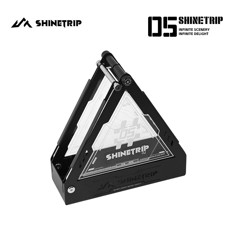 ShineTrip山趣户外19灯三角灯盒露营战术氛围多功能蚊香架灯架