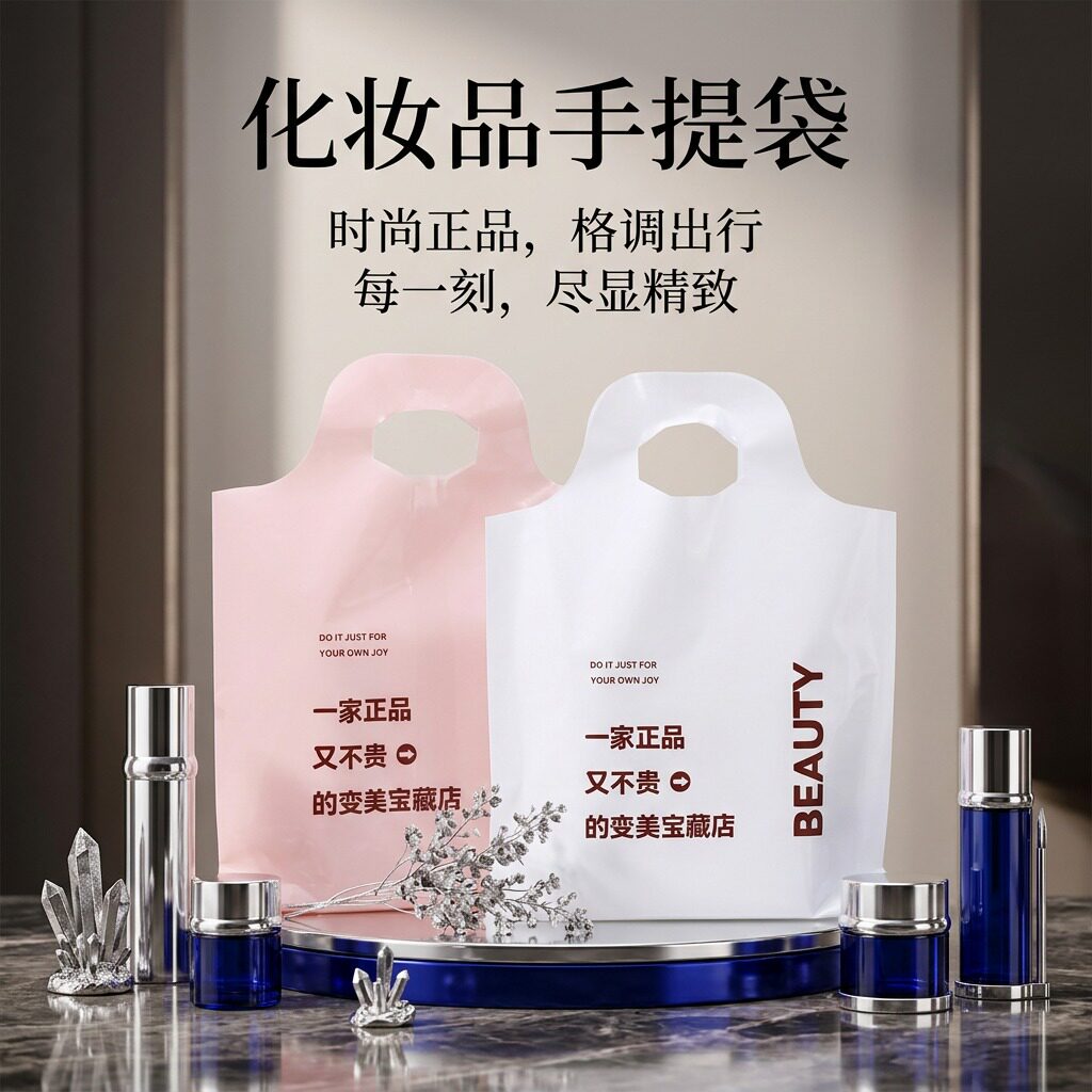 美容院手提袋化妆品专用袋子定制礼品袋包装袋护肤品产品袋子Y337