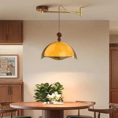 The chandeliers of the Mid-Apocalypse Restaurant can be move