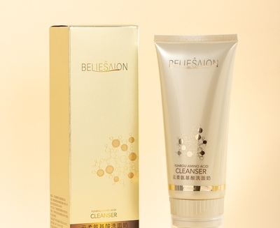 贝尔思力云柔氨基酸洗面奶200g自带硅胶刷头