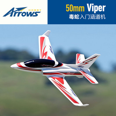 蓝箭50mm涵道运动机毒蛇VIPER固定翼耐摔新手入门训练遥控飞机