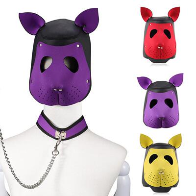 SM dog head cover men's and Women's Alternative toys detacha