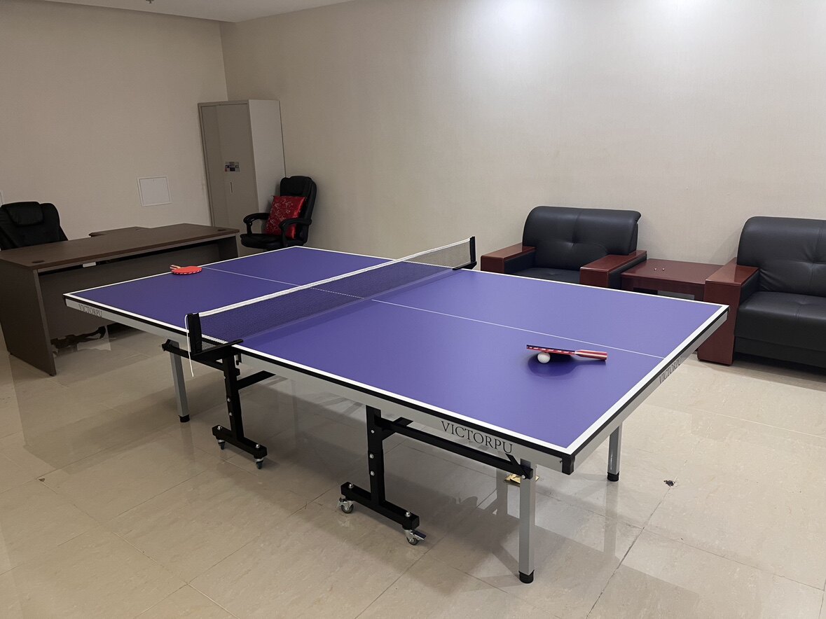 VICTORPU威克特蒲月光骑士带轮乒乓球台蓝白中端