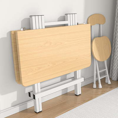 家用折叠桌简易1米吃饭桌餐桌方桌子90cm户外摆摊折叠桌椅小户型