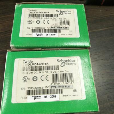 议价TWDLMDA40DTK TWDLMDA40DUK 工控PLC模块 直流输入输单元维修