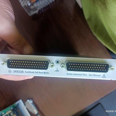 议价34933A 安捷伦 4x8双四路干簧矩阵数据采集模块维修
