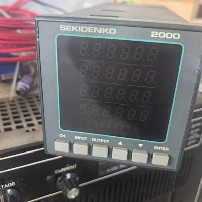 议价2000 SEKIDENKO温度控制器 数显温控调节装置维修