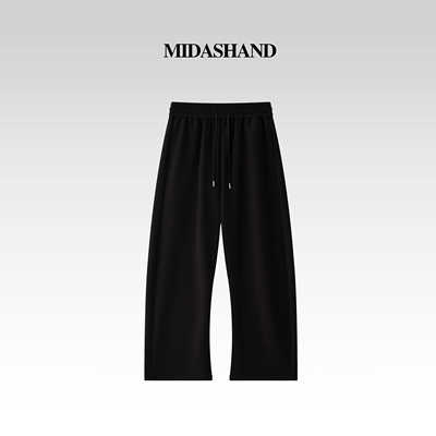 Midashand宽松日常百搭弯刀卫裤