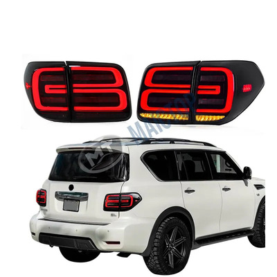 适用于2012-2018年款日产途乐patrol y62后尾灯后LED尾灯改装尾灯