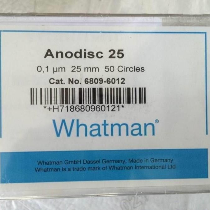 沃特曼WhatmanANOD滤膜氧化铝膜无机膜AAO模板6809-5002
