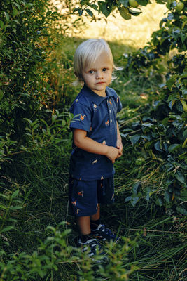 hustandclaire儿童短袖短裤