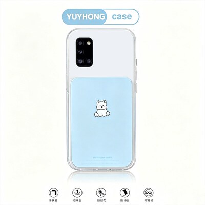 手机壳硅胶透明透色可爱卡通小熊