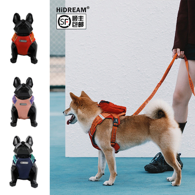 法斗柴犬柯基巴哥狗狗胸背带牵引