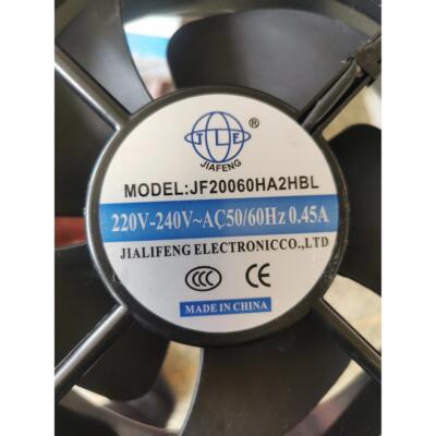 轴流风机 排风扇 200*200*60 JF20060HA2HBL AC220V 正方形风扇
