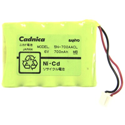 三洋 Sanyo Cadnica 5N-700AACL 三洋 6V 700mAh 充电电池组 现货