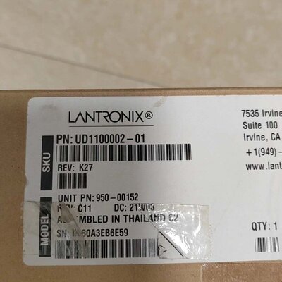 议价Lantronix美国创力串口终端服务器UDS1100 原装