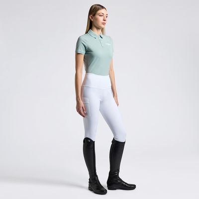 CT 女士马术训练短袖Jersey S/S Training Polo w/Tufted Logo