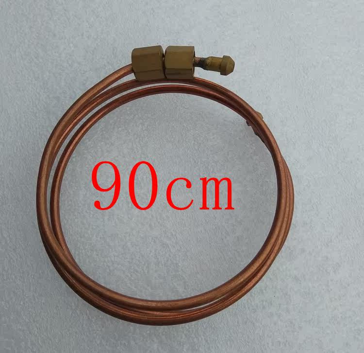 商用肠粉机专用铜管配件高压加粗加厚1.0cmM10接头肠粉炉煤气灶