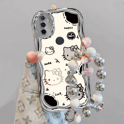 新款手链奶油电镀银手机壳