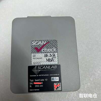 议~价SCANLAB振镜 basicube 10 355nm年份新有维修，翻新