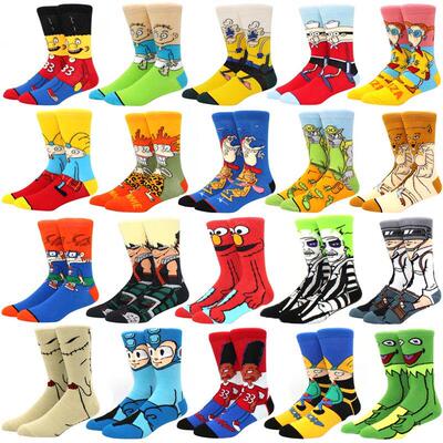 Fashion men's funny socks fashion women's personalit