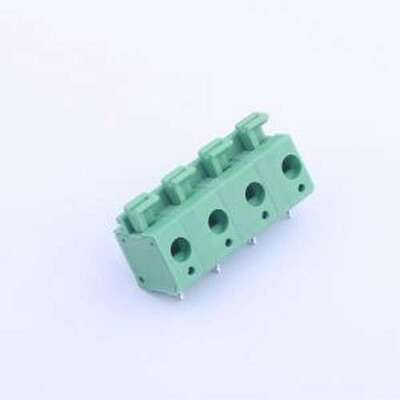 KF236-7.5-4P 弹簧式接线端子 1x4P 7.5mm 每排P数:4 排数:1 插件