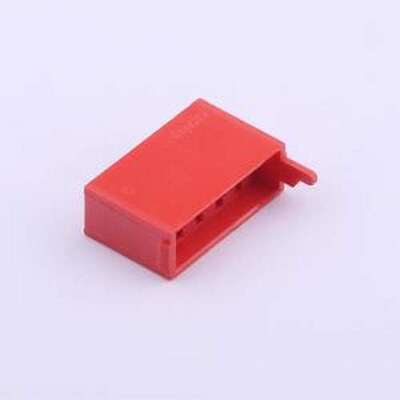 1-338095-0 胶壳(线对板/线对线) 2x5P 2.54mm 红色 P=2.54mm