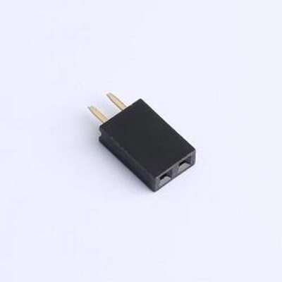 CSHA101-0202A001R1AA 排母 1x2P 间距:2.54mm 直插 插件,P=2.54m