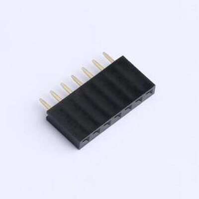CSHA101-0702A001A1AA 排母 1x7P 间距:2.54mm 直插 插件,P=2.54m