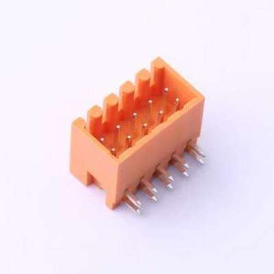 KF2EDGERC-3.5-2*5P 插拔式接线端子 3.5mm 弯插,P=3.5mm