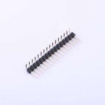 KH-2.54PH90-1X16P-L13.8 排针 间距:2.54mm 1x16P 弯插 方针 弯