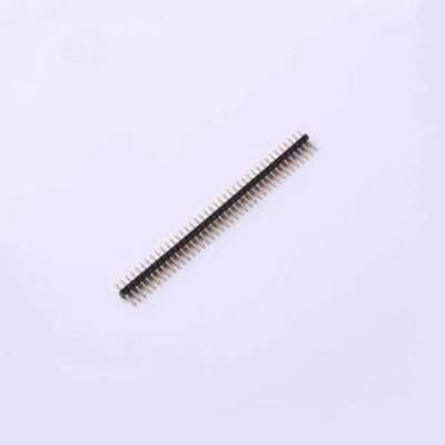X1311WV-39J-C18D27 排针 2x39P 间距:1.27mm 方针 弯插,P=1.27mm