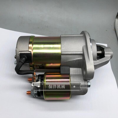 洋马3D88 3TNE88 3TNV82发动机启动马达起动机适用小松PC30/PC35