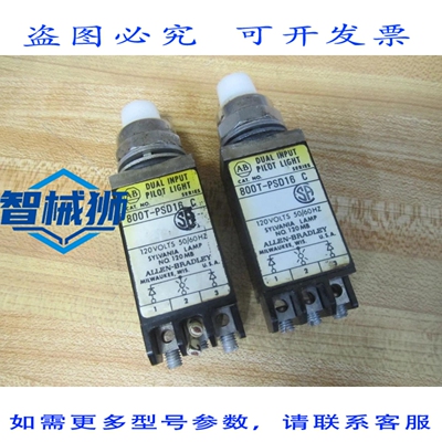 原装供应 ALLEN BRADLEY 800T-PSD16W 指示灯 800TPSD16W（2 个装