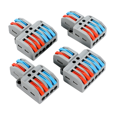 立连简二进四出接线端子