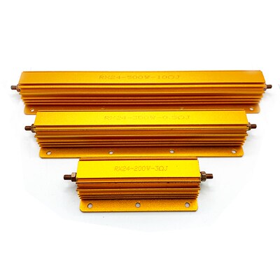 300W黄金铝壳电阻器 RXG24-r300W 10R 12 300R 68 80R 150R 10K 1