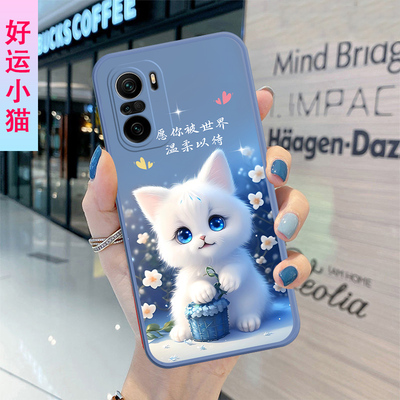 小米红米K40手机壳redmik40全包防摔男女新款网红磨砂情侣硅胶小