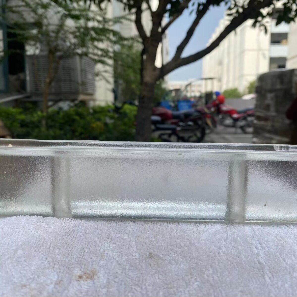 240*50*50透明长条水晶砖隔断墙水晶砖吧台客厅背景墙玻璃砖