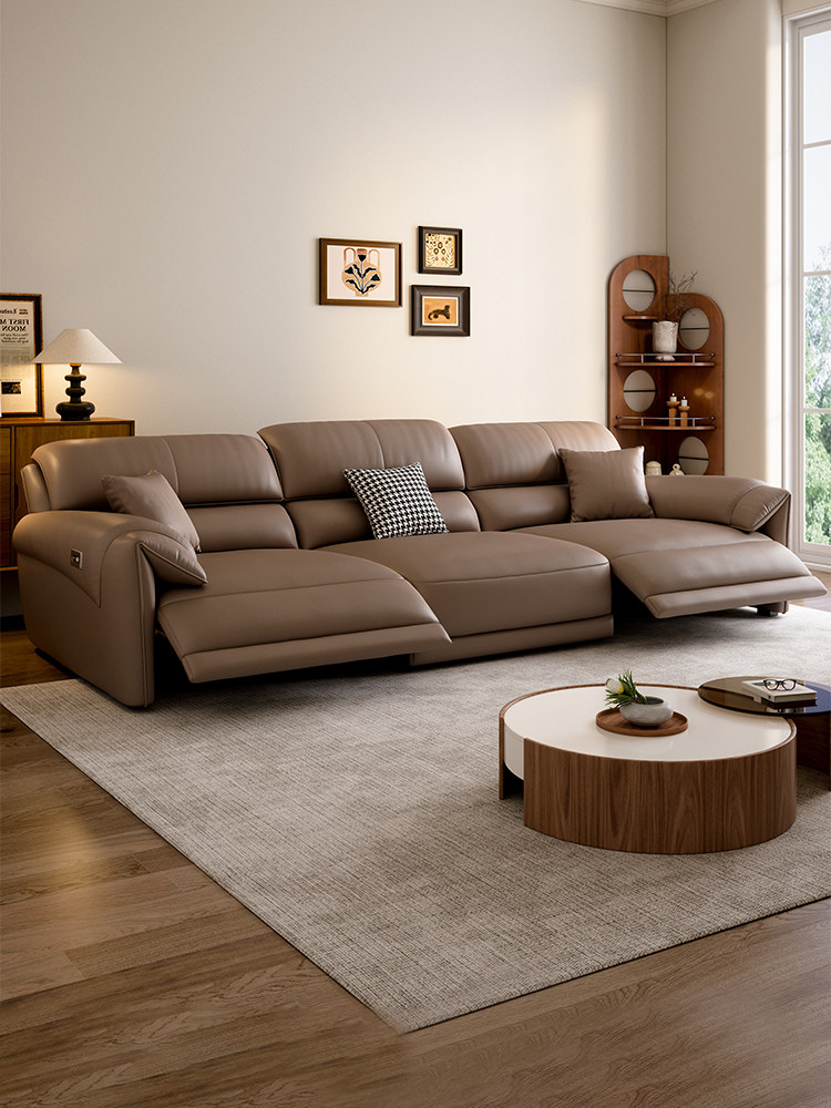 First-Layer Cowhide Electric Smart Sofa New arrival Fully Automatic ...