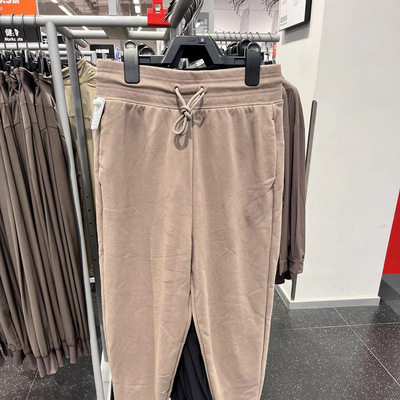 Nike耐克女子新款时尚潮流束脚系带运动休闲长裤FB5435-233