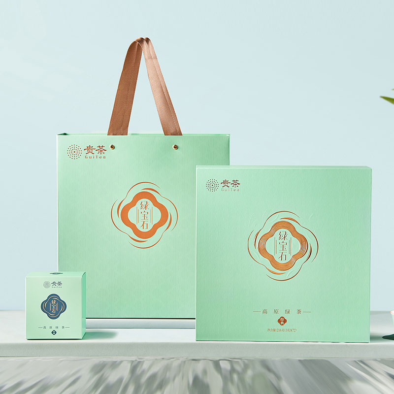 绿宝石绿茶一级春茶经典春鲜高原春韵礼盒装特色产区茶叶