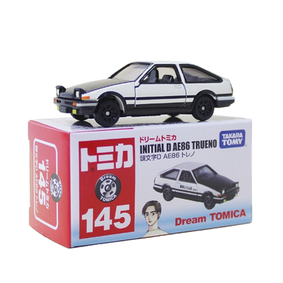 TOMY多美卡合金小车模梦之系列145号头文字D AE86藤原拓海486466