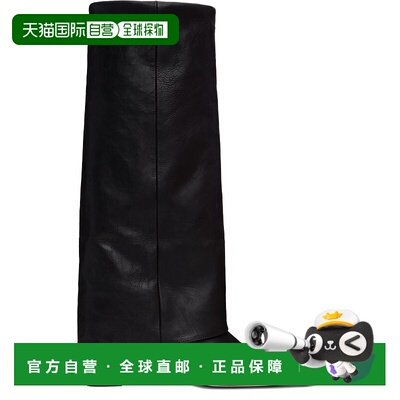 1h可退 潮奢 miista 女士 黑色 Bellamy Fold Over 高筒靴 MI5586