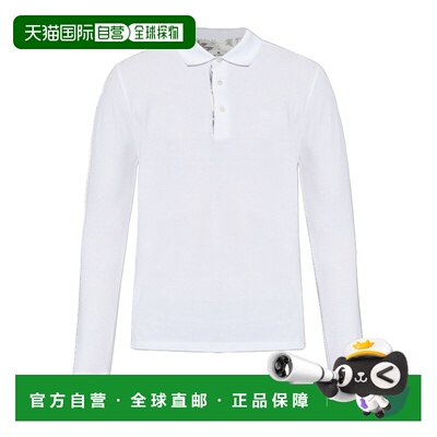 ETRO 男士T恤 MRMD0013AJ264W0800 AW2025 白色 长袖Polo衫