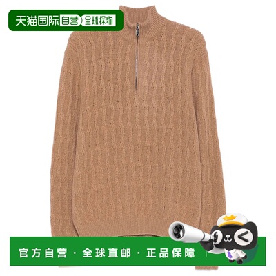 ETRO 男士针织衫 MRKF0115AU12PM0006 AW2026 卡其色羊绒