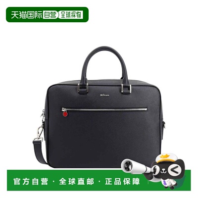 KITON 男士斜挎包 UBA0007N0126901NERO AW2025手提包单肩包黑色