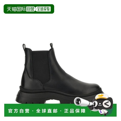 HOGAN 男士运动鞋 HXM6920FT20UDMB999 AW2025 黑色厚底鞋