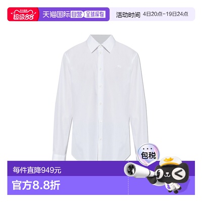 BURBERRY 男士衬衫 8122007A1462OPTICWHITE SS2026休闲风