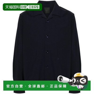 GIVENCHY 男士衬衫 BM610714PY403 CO 蓝色 Overshirt